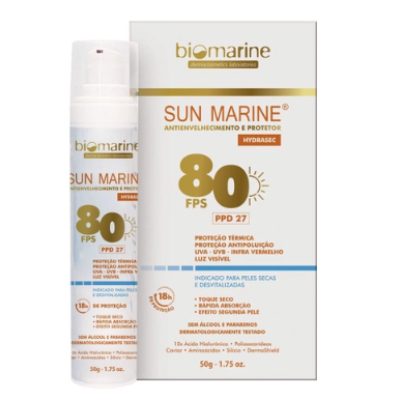 Sun Marine FPS80 PPD27 18hs 50g - Biomarine - Mais Estética